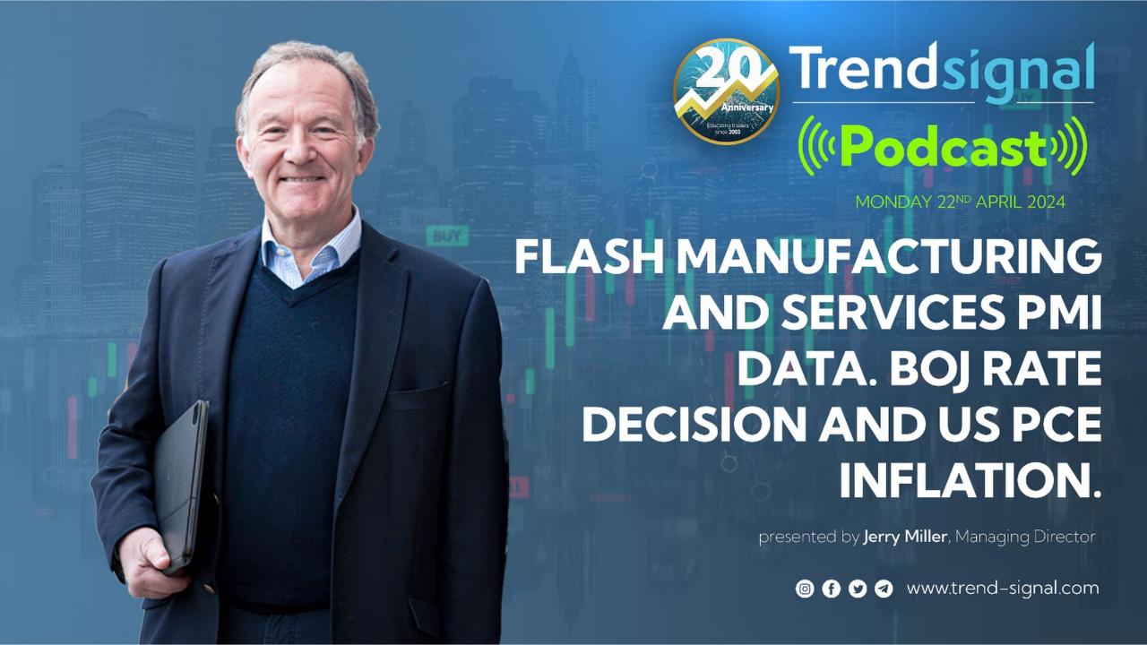 Podcast: Flash Manufacturing and Services PMI data.